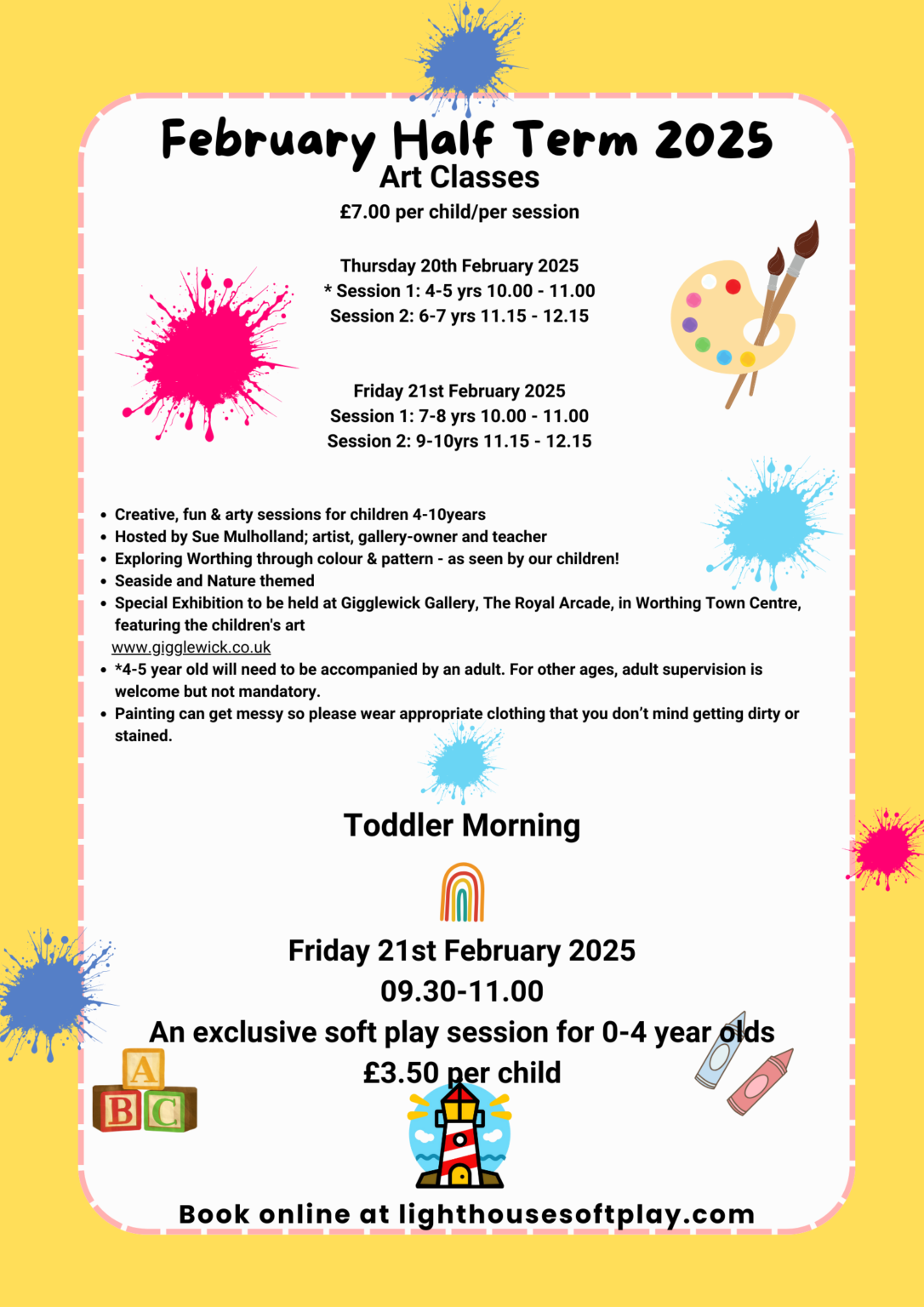 Soft Play Sessions – Lighthouse Soft Play